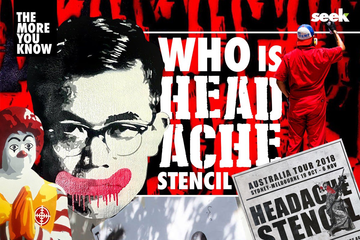 THE MORE YOU KNOW: WHO IS HEADACHE STENCIL - SEEK